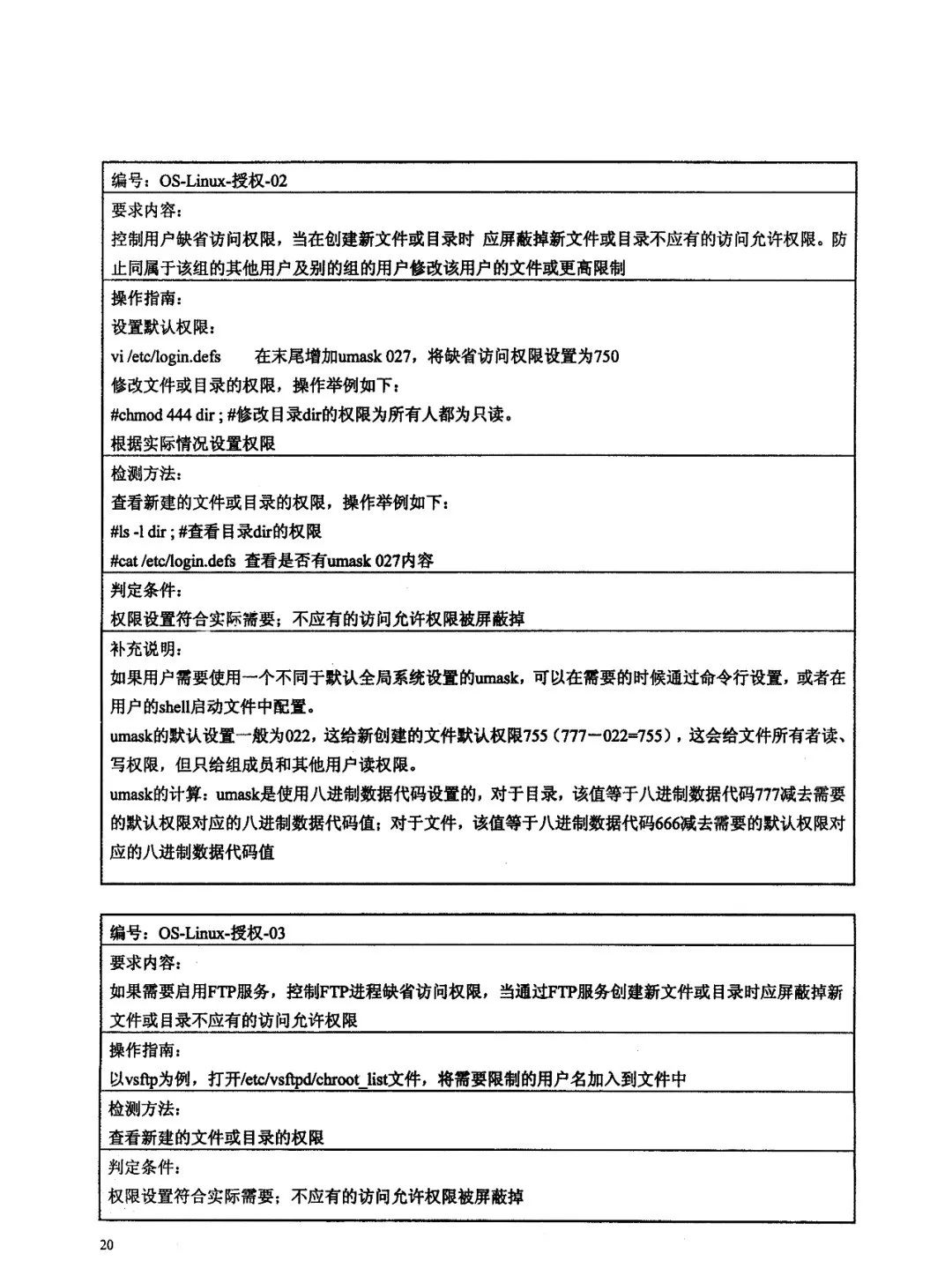 Linux操作系统安全防护基线配置要求 - 墨天轮
