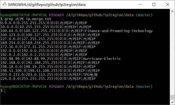 使用 ip2region 构建私人地址库 - 墨天轮