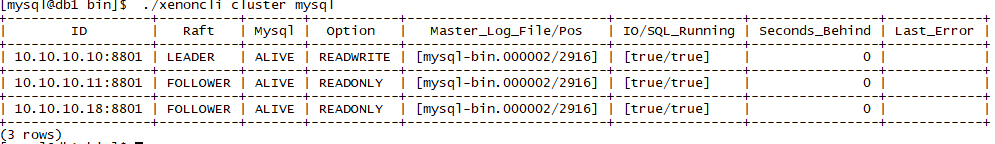 高可用 | Xenon 实现 MySQL 高可用架构 部署篇 - 墨天轮