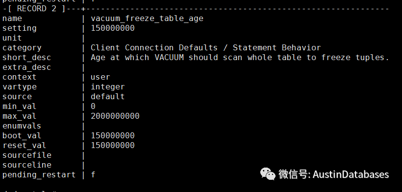 Postgresql Vacuumfreeze系列中 三个参数与 Vacuum的关系 墨天轮 