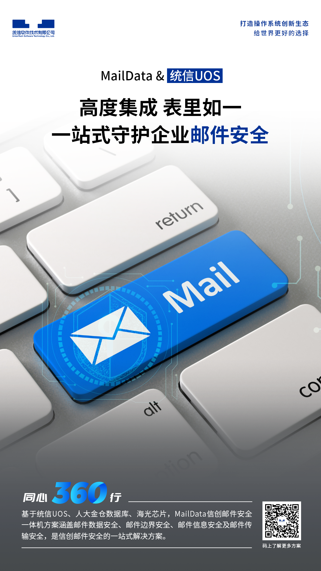 MailData&统信UOS，一站式守护企业邮件安全 - 墨天轮