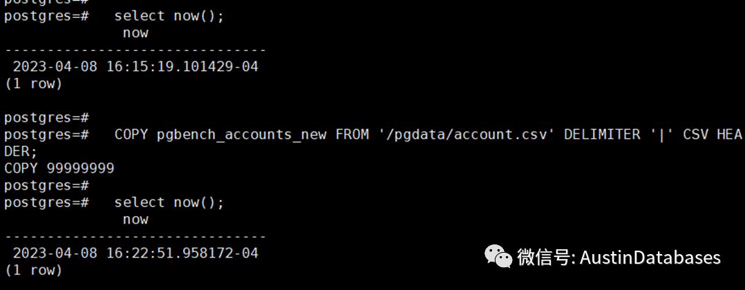 POSTGRESQL COPY 命令原理与加速数据 导入提高速度200%以上 - 墨天轮