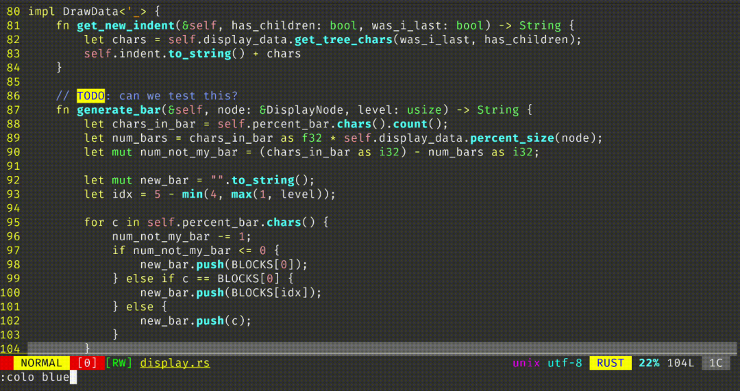 如何更改 vim 的配色方案 - 墨天轮
