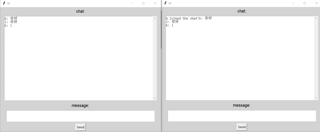 Python网络编程 Gui聊天 Tkinter Socket 墨天轮