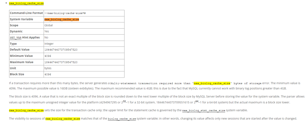 故障分析篇 | MySQL 参数设置不当导致复制中断max_binlog_cache_size - 墨天轮