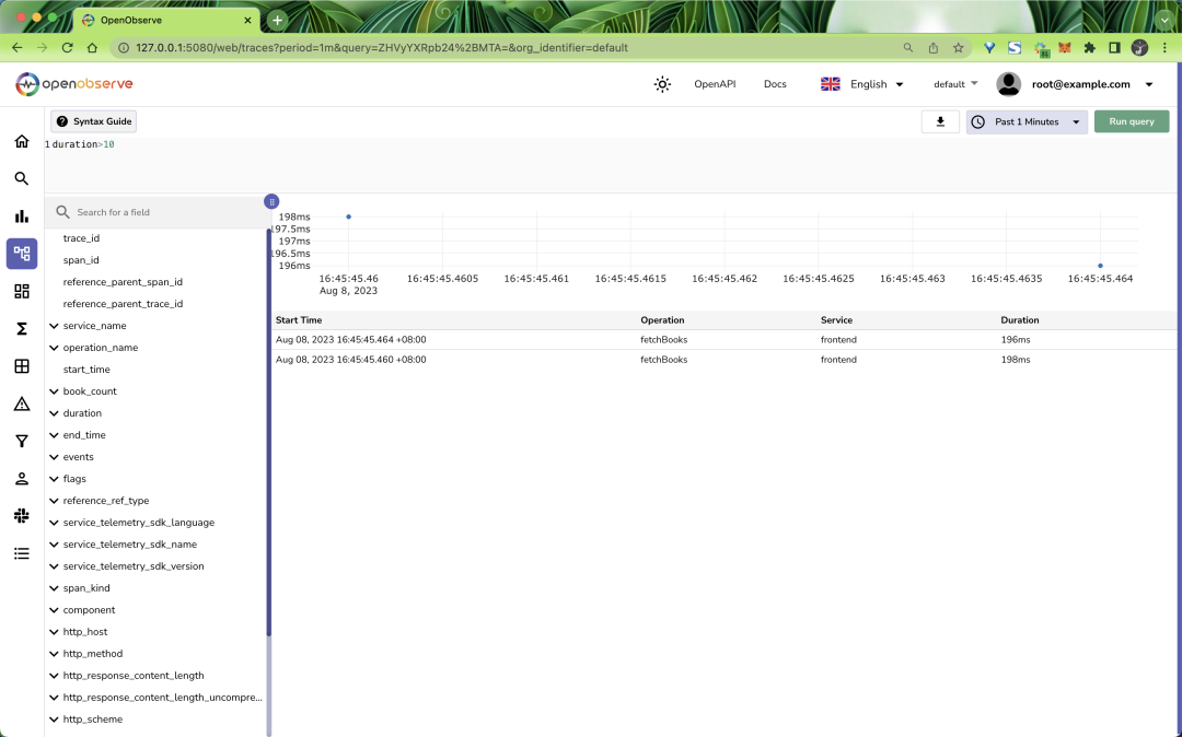 OpenObserve 指标和链路追踪方面的支持 - 墨天轮