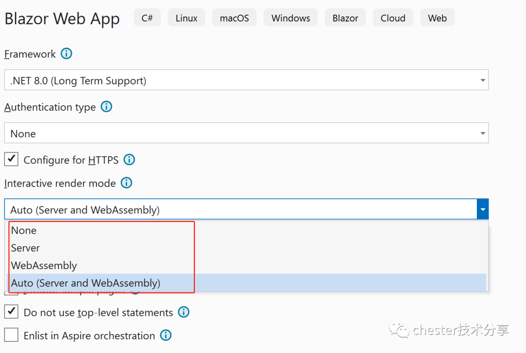 .NET8 Blazor的Auto渲染模式的初体验 - 墨天轮
