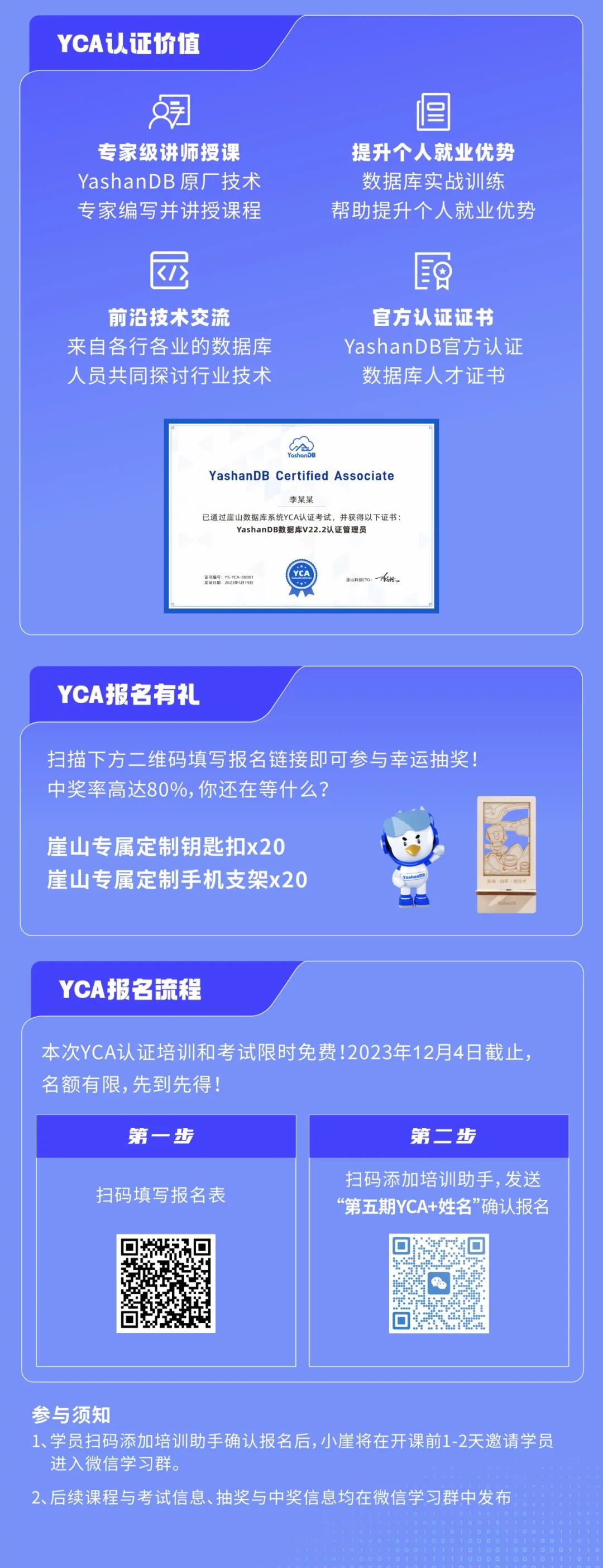 培训预告 | YashanDB第五期YCA认证，火热招生中！ - 墨天轮
