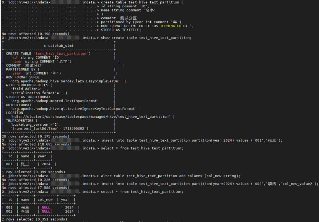 Hive 表添加列（新增字段） - 墨天轮