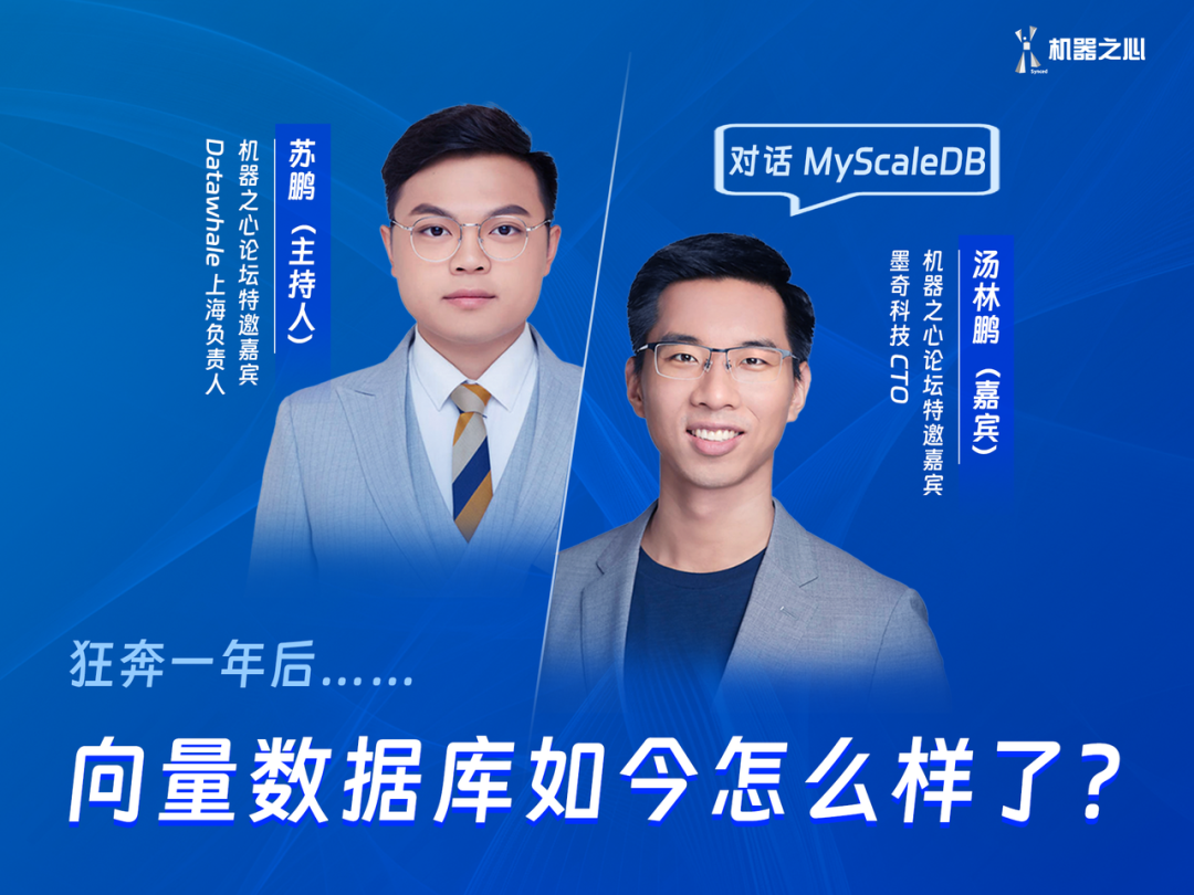 狂奔一年后的向量数据库，何去何从？｜对话 MyScaleDB - 墨天轮