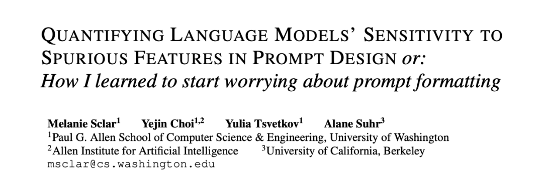 FORMATSPREAD评估算法：微小的提示词格式变化，也会显著影响LLM性能 - 墨天轮