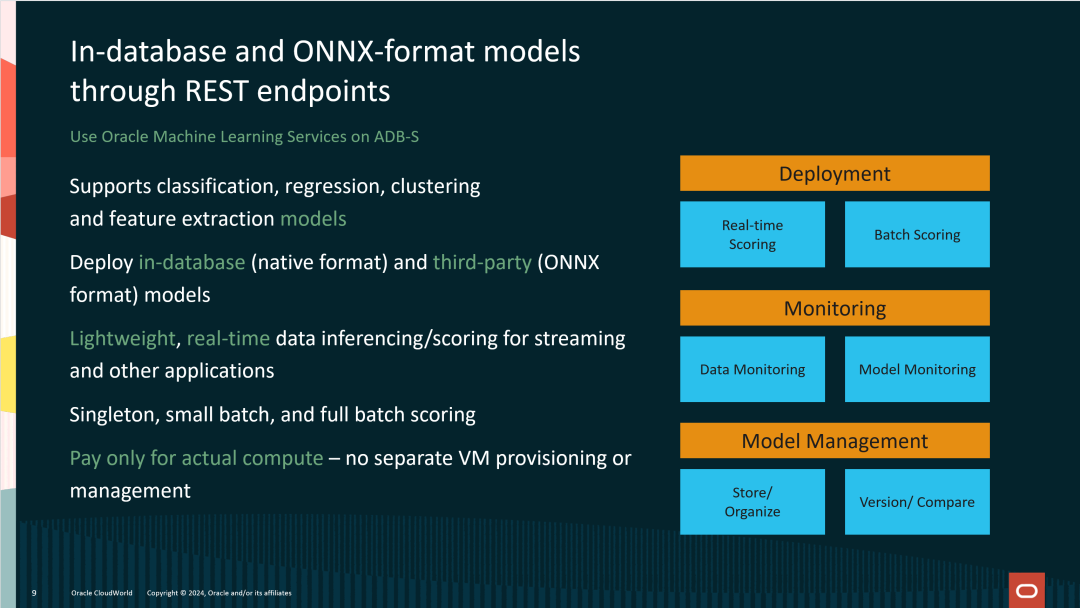 Oracle Database 23ai:在Oracle数据库中运行用户自定义的AI模型 - 墨天轮