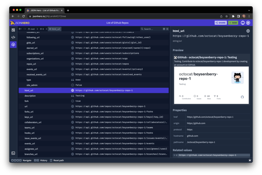 JSON 数据的可视化神器：同时支持在线使用和私有化部署 - 墨天轮