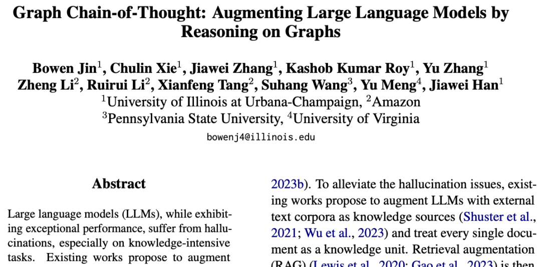 超越传统文本推理: Graph-COT用图推理赋能LLMs，提升复杂任务处理能力 - 墨天轮