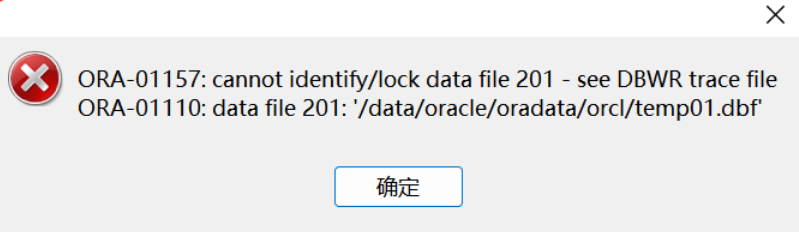 Oracle临时表空间数据文件不存在处理方法 - 墨天轮