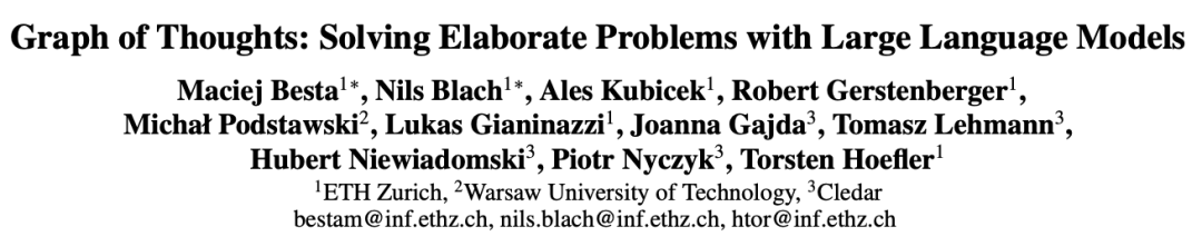 思维图(GoT)：让大模型突破思维链的极限 - 墨天轮