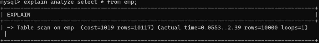 分析利器 — MySQL Explain Analyze - 墨天轮
