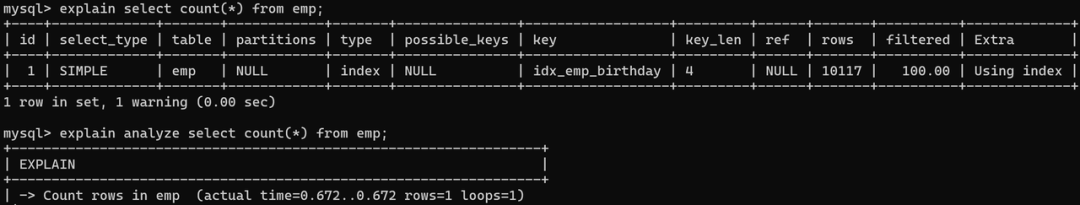 分析利器 — MySQL Explain Analyze - 墨天轮