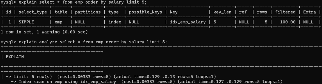 分析利器 — MySQL Explain Analyze - 墨天轮