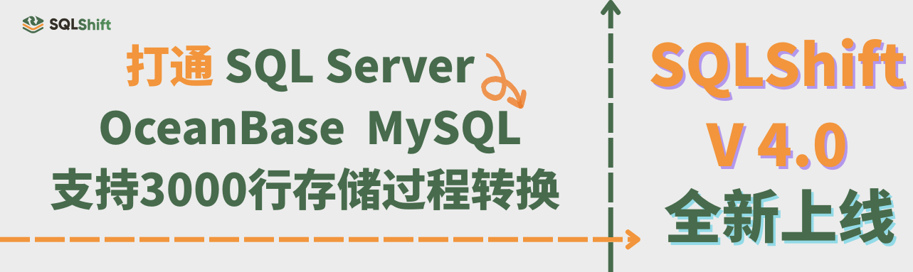 SQLShift V4.0 发布：支持 3000 行存储过程转换，打通 SQL Server → OceanBase！ - 墨天轮