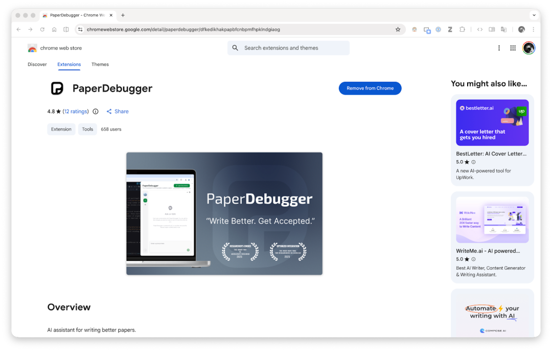 PaperDebugger，学术界的Cursor：解锁 Overleaf 论文写作新姿势 - 墨天轮