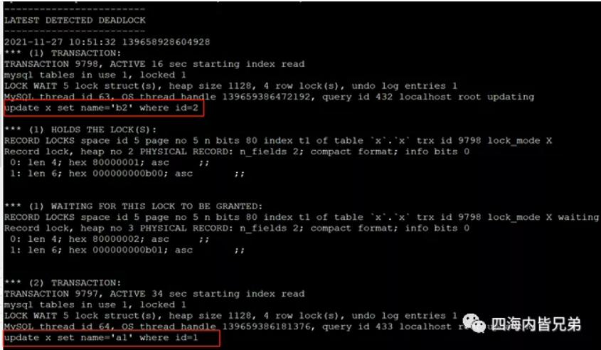 Mysql的show Engine Innodb Status 墨天轮