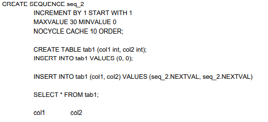 GBASE：GBase 8s SQL 指南：语法_2CREATE SEQUENCE 语句（2） - 墨天轮