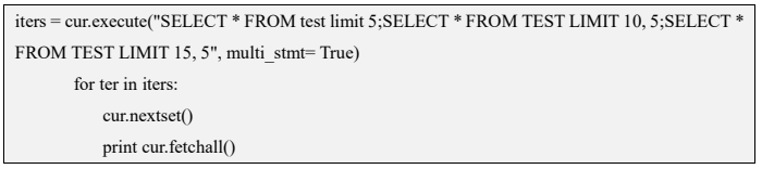 GBase Python接口开发手册_4 使用 GBase Python（21） - 墨天轮