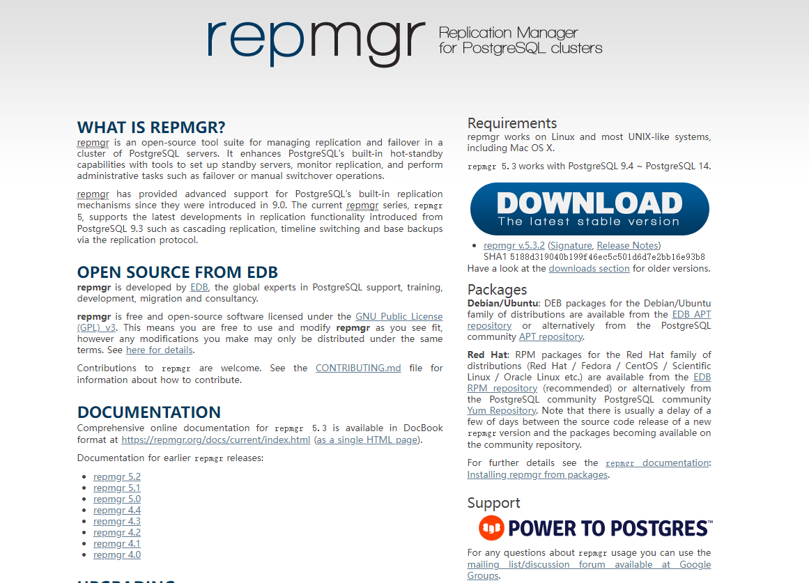 PG 复制管理工具之 REPMGR - 墨天轮