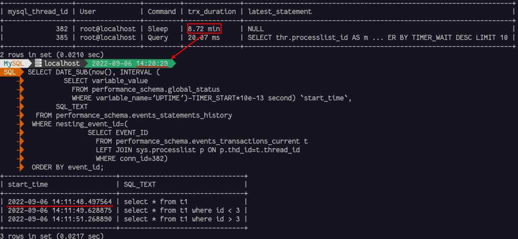 Mysql 80:如何定位长事务 墨天轮
