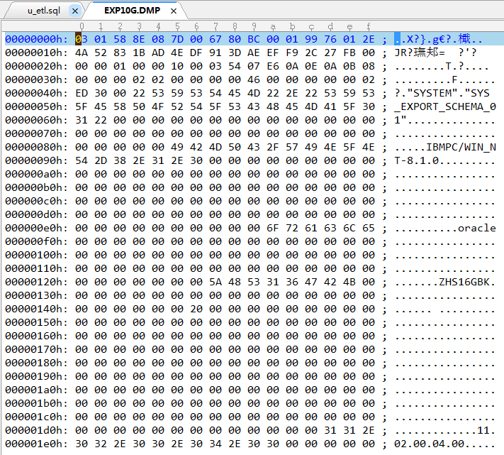 浅析oracle Exp Expdp实用工具导出的dmp文件格式的不同之处 墨天轮