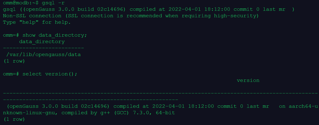 openGauss 每日一练第 1 天 | openGauss 数据库状态查看 - 墨天轮