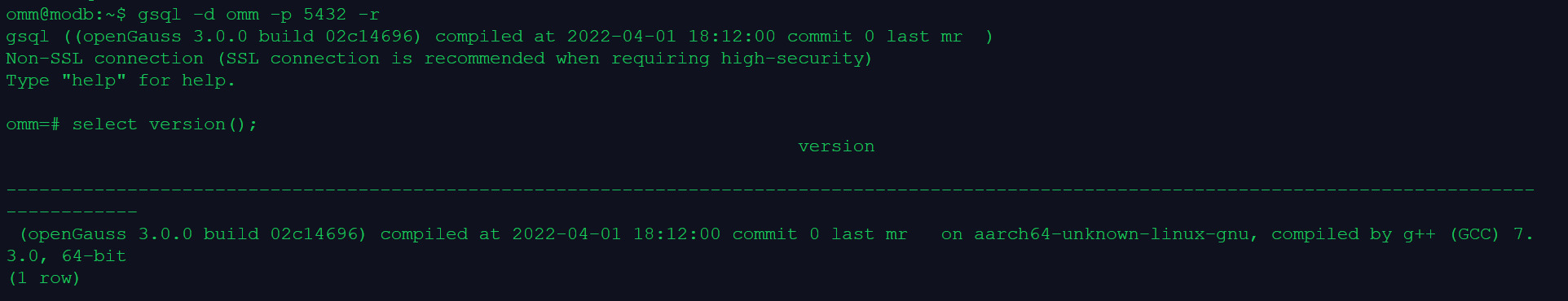 openGauss每日一练第2天 | openGauss客户端工具gsql的使用 - 墨天轮
