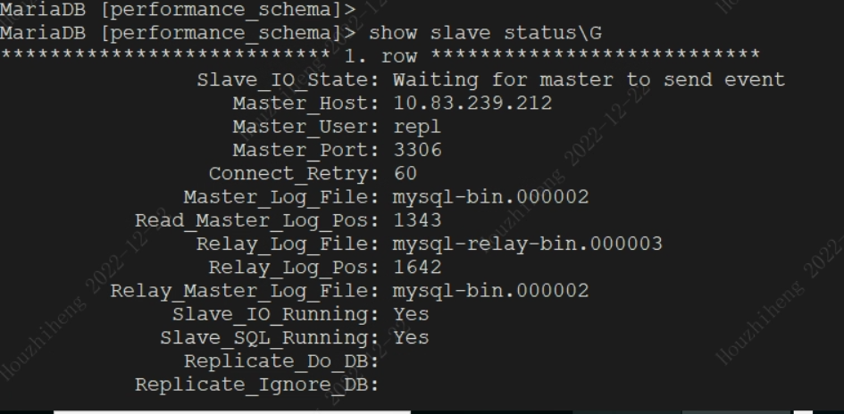 show slave status的这些值都取自哪些视图 - 墨天轮问答