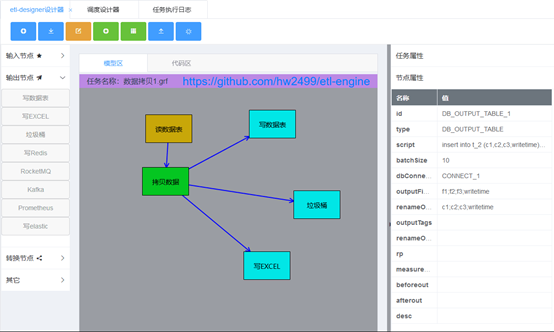 国产ETL工具 etl-engine 可视化 轻量级 跨平台 支持动态解析GO语言脚本 - 墨天轮