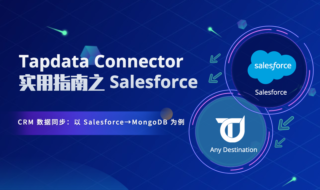 Tapdata Connector 实用指南：如何将 CRM 数据从 Salesforce 实时同步到 MongoDB 等其他数据库 - 墨天轮