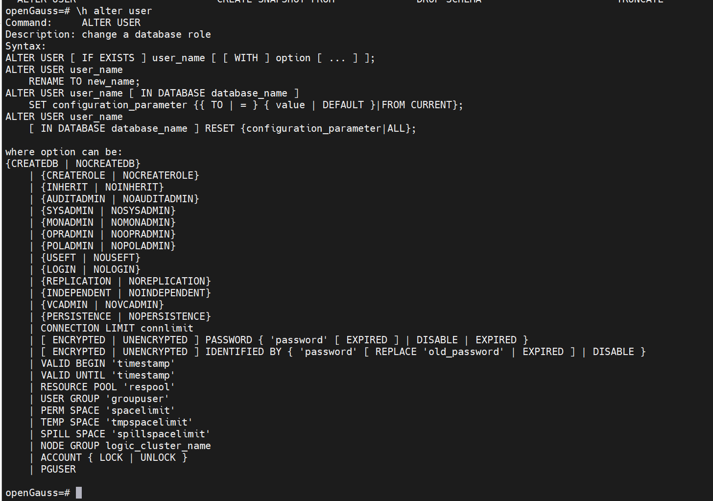 详解openGauss客户端工具gsql的高级用法 - 墨天轮