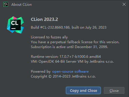 追新2023！官方最新版clion2023.2 简体中文一键激活到2099年！ - 墨天轮