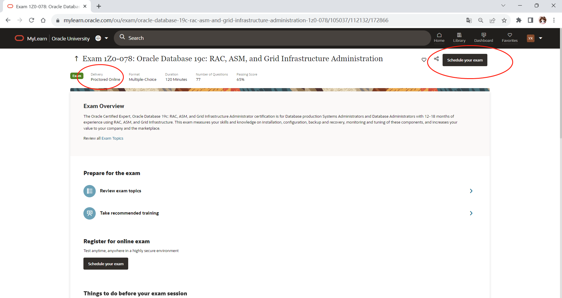 oracle 在线考试预约和取消流程 - 墨天轮