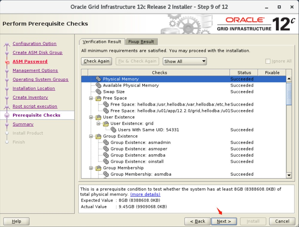 Oracle Linux 7.9 + ASM安装Oracle 12CR2 - 墨天轮