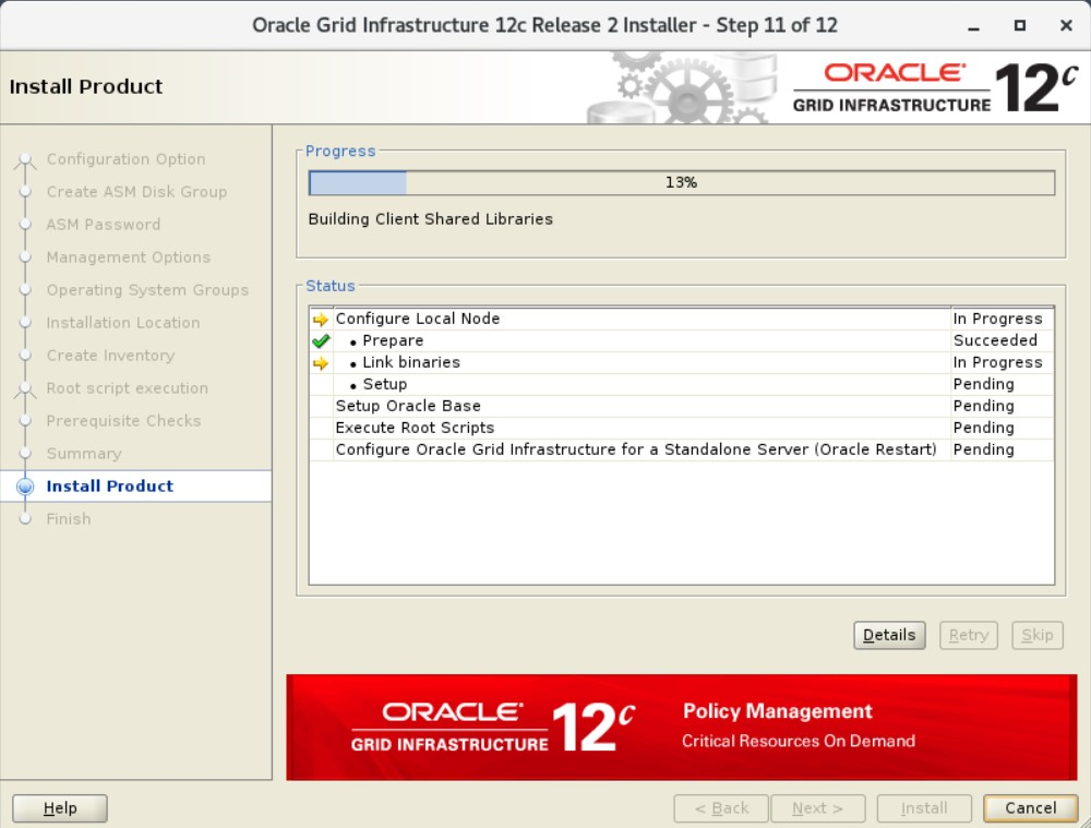 Oracle Linux 7.9 + ASM安装Oracle 12CR2 - 墨天轮