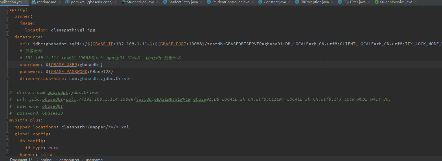 springboot+mybatisplus怎么操作CRUD GBase 8s？ - 墨天轮