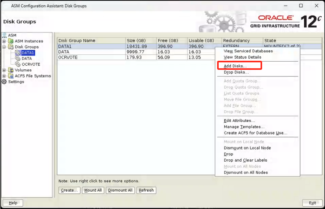 实战：Solaris系统下Oracle 12.2 在线扩容ASM磁盘组操作记录 - 墨天轮