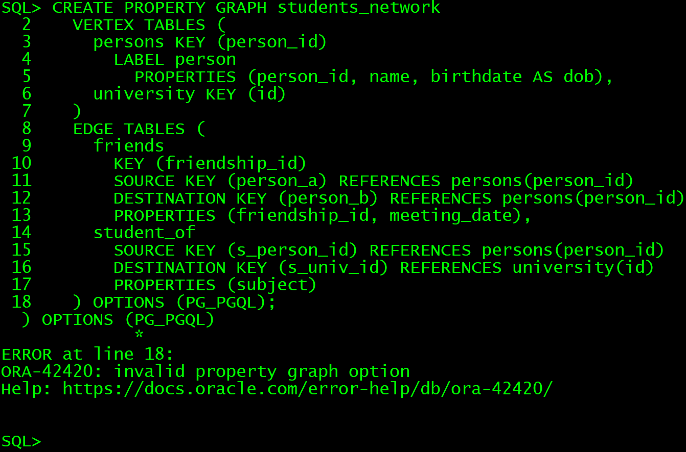 数据库管理-第188期 23ai:怎么用PGQL创建图（20240511） - 墨天轮