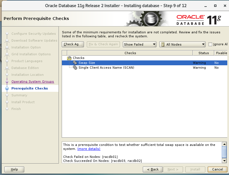 Centos7.9上安装Oracle 11.2.0.3 RAC 2节点(ASMlib管理asm磁盘) - 墨天轮