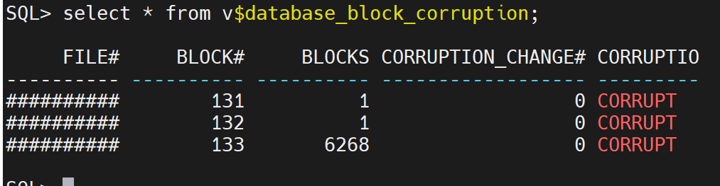 oracle故障恢复实验(3)-单个数据块损坏和多个数据块损坏(RMAN工具) - 墨天轮