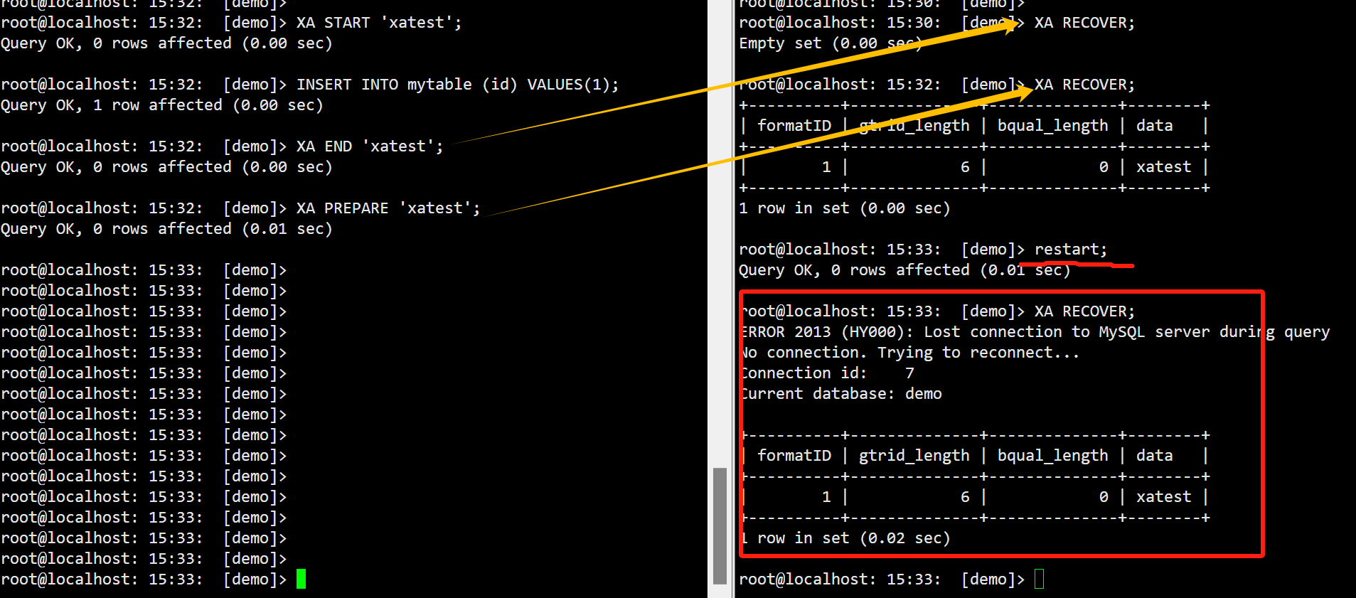 MySQL中 XA事务解析 - 墨天轮