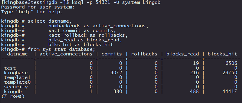 KingbaseES 数据库运维系列：数据库日常运维监控常用SQL整理_01 - 墨天轮