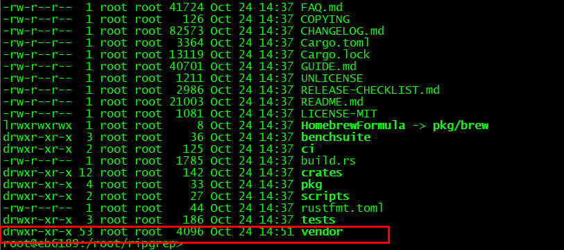 安装 rust 并编译 ripgrep无网络部署 - 墨天轮