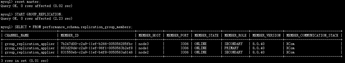 MySQL8.0.40 MGR集群安装部署及管理 - 墨天轮